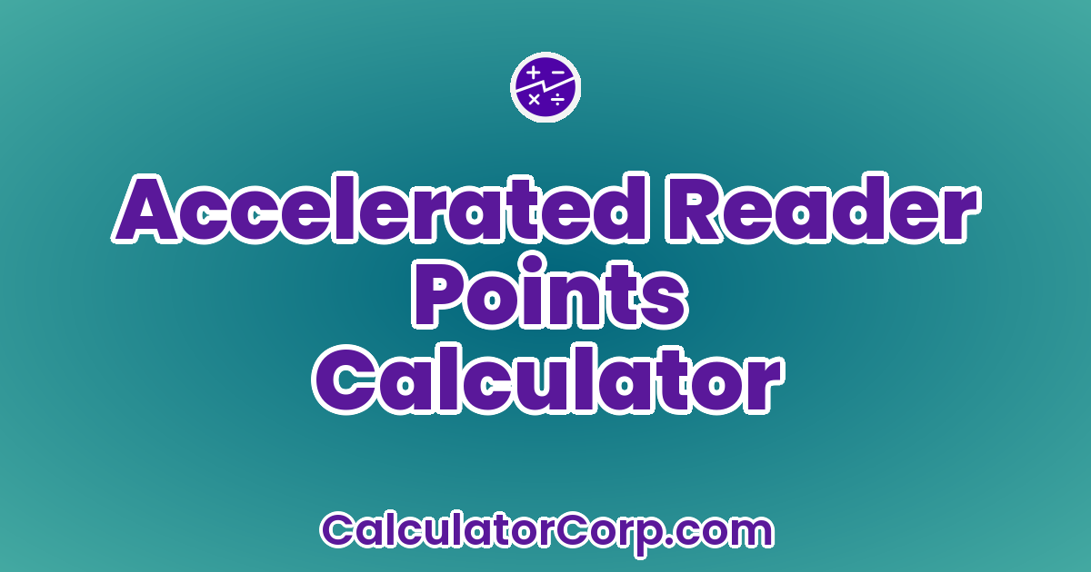 Accelerated Reader Points Calculator