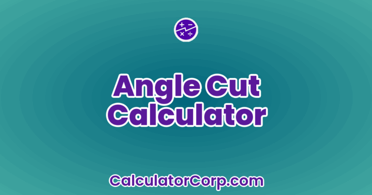 Angle Cut Calculator
