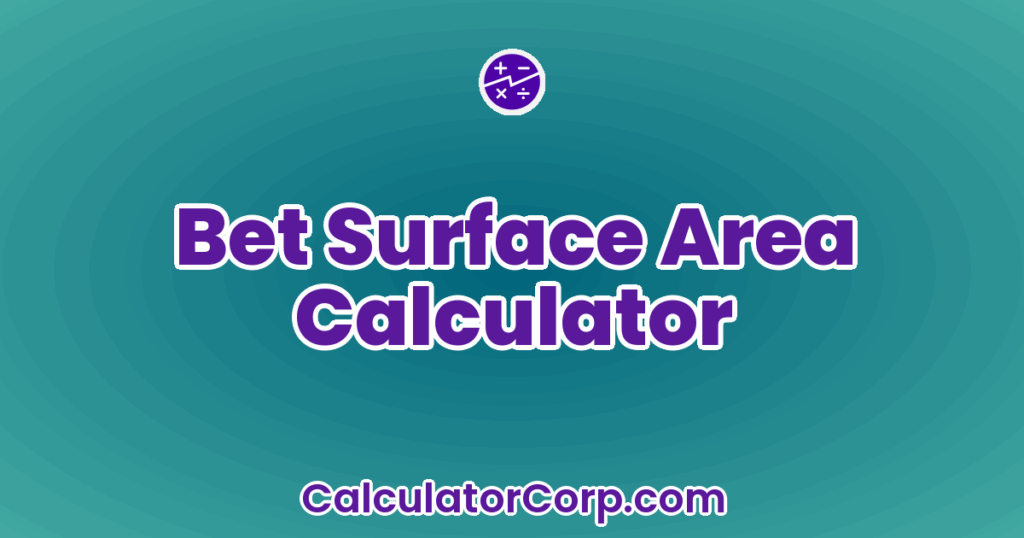 Bet Surface Area Calculator
