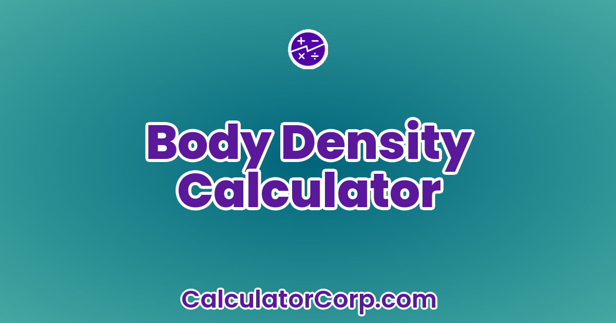Body Density Calculator