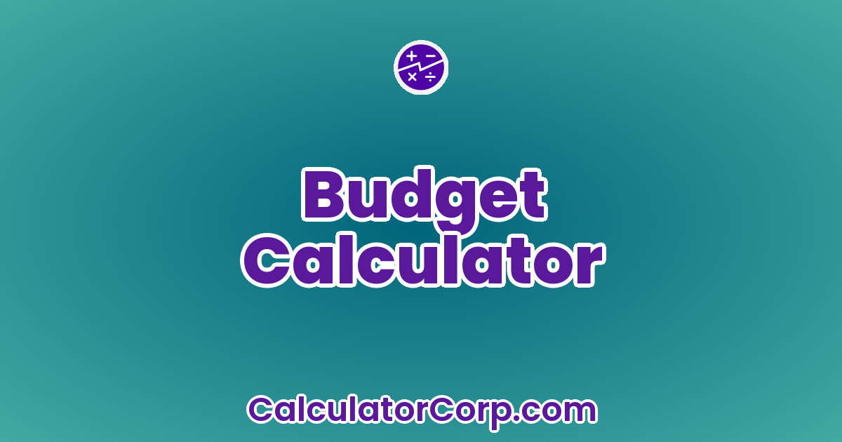 Budget Calculator