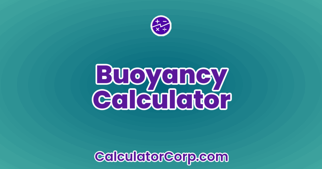 Buoyancy Calculator
