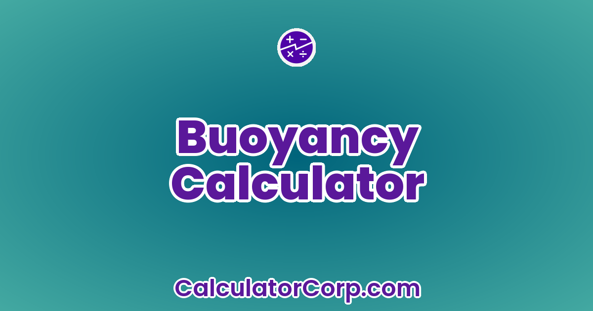 Buoyancy Calculator