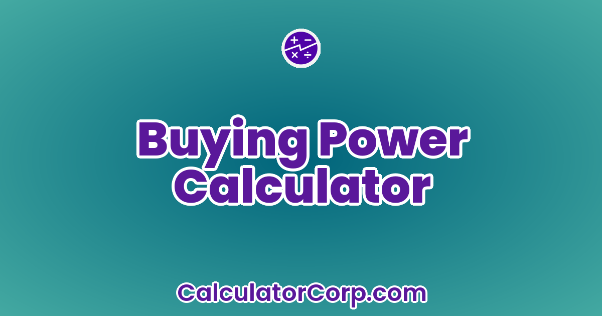 Buying Power Calculator