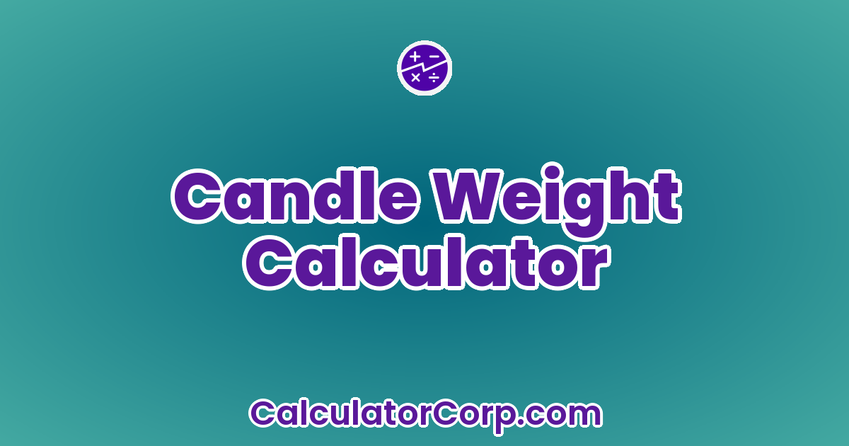 Candle Weight Calculator