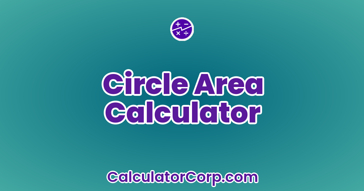 Circle Area Calculator