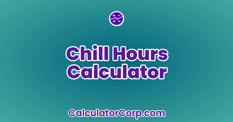 Chill Hours Calculator