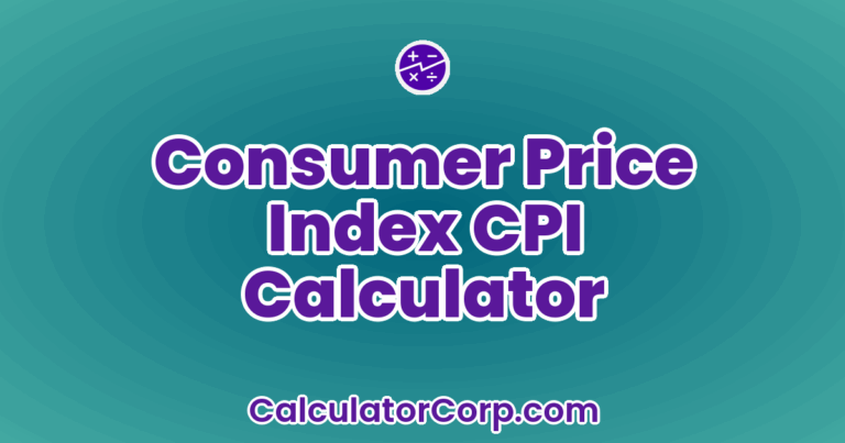 Consumer Price Index CPI Calculator