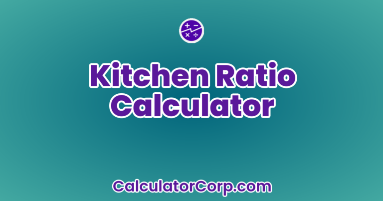 Kitchen Ratio Calculator
