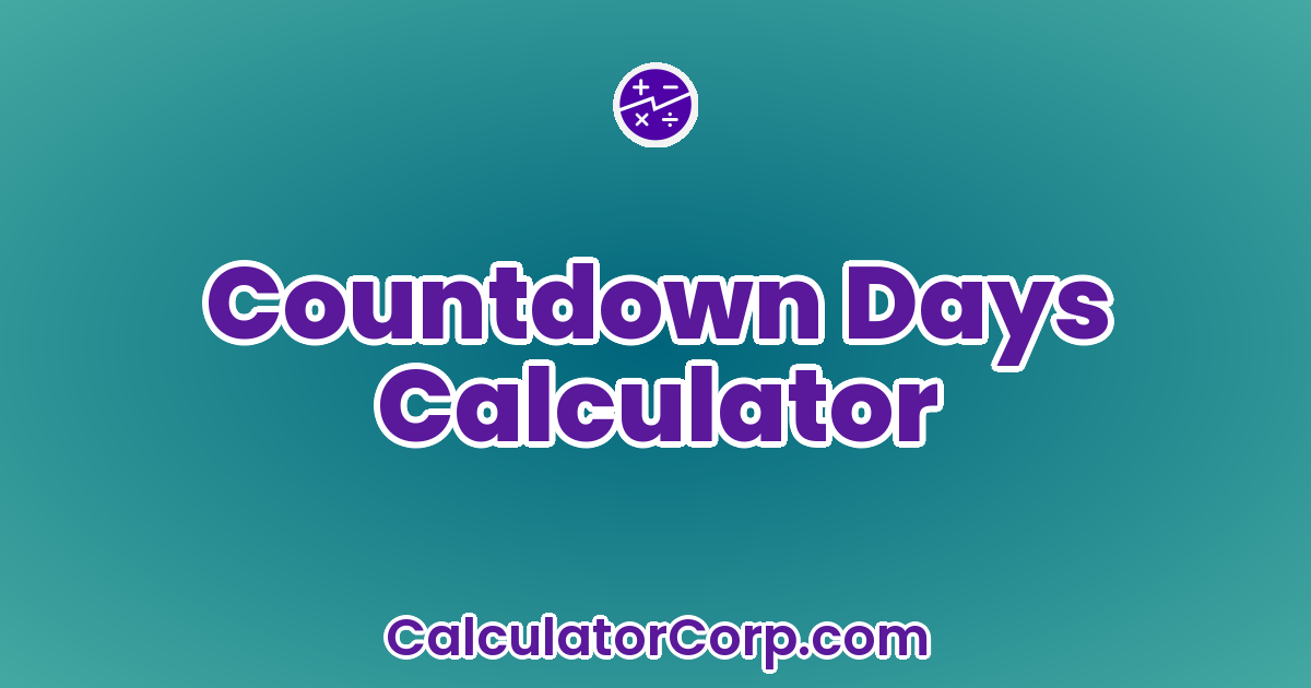 Countdown Days Calculator