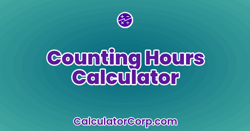 Counting Hours Calculator