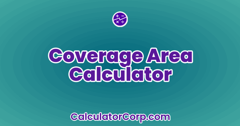 Coverage Area Calculator