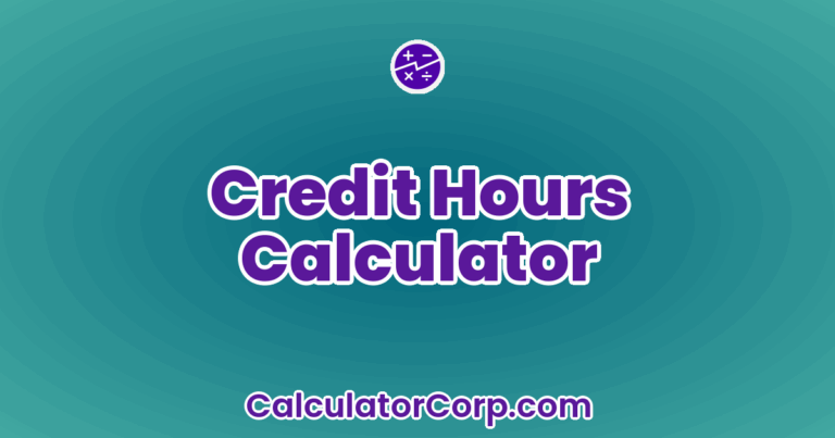 Credit Hours Calculator
