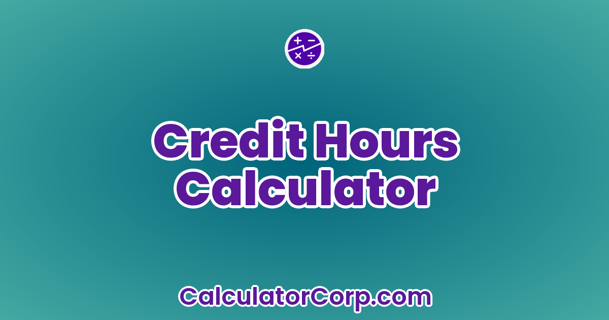 Credit Hours Calculator