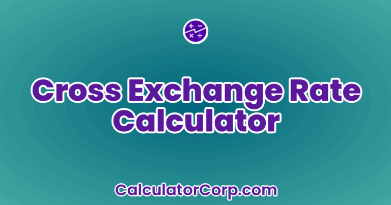 Cross Exchange Rate Calculator