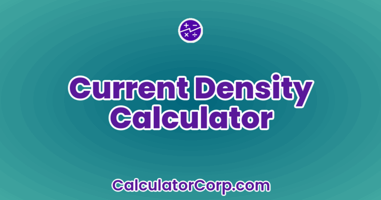 Current Density Calculator
