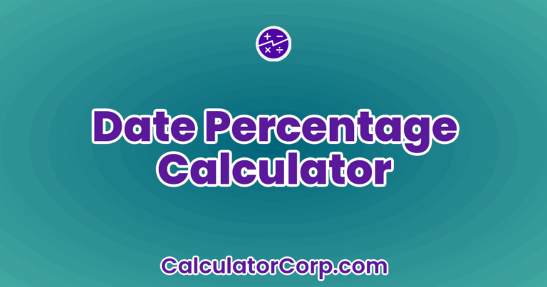 Date Percentage Calculator