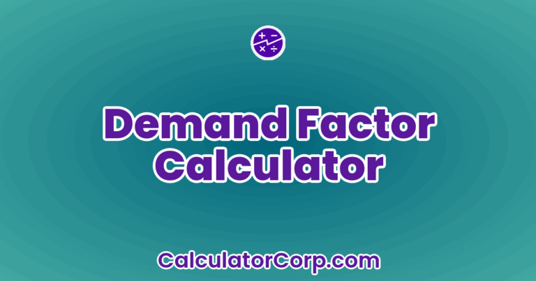 Demand Factor Calculator