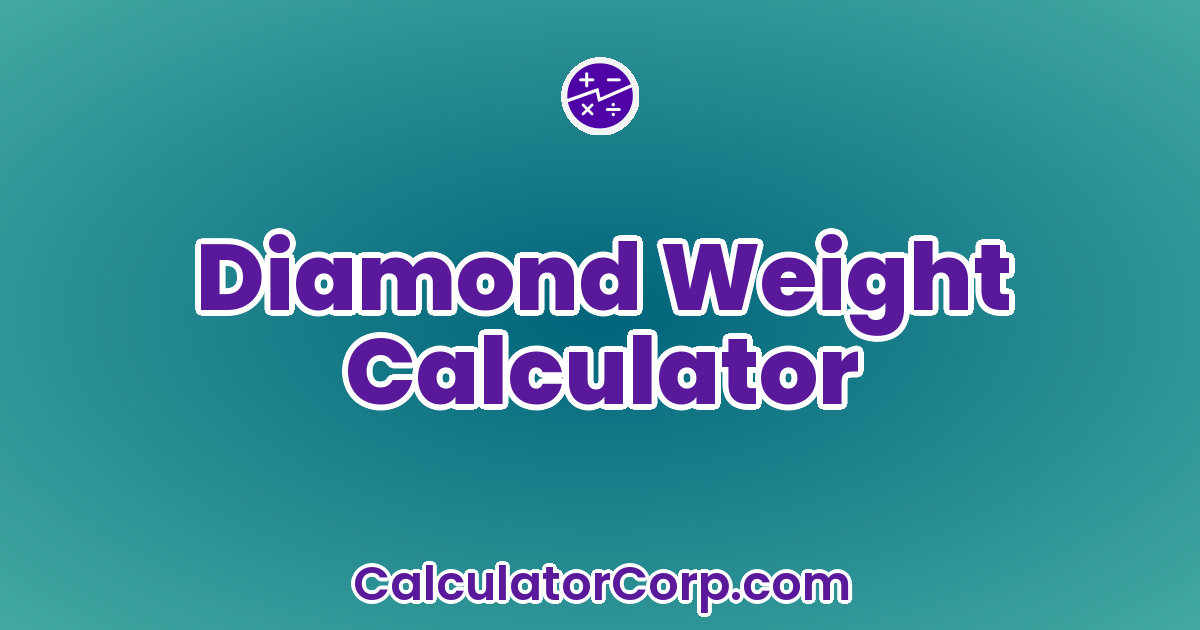 Diamond Weight Calculator