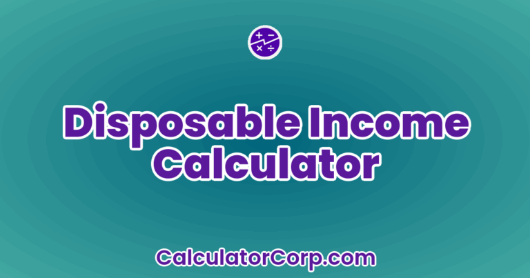 Disposable Income Calculator