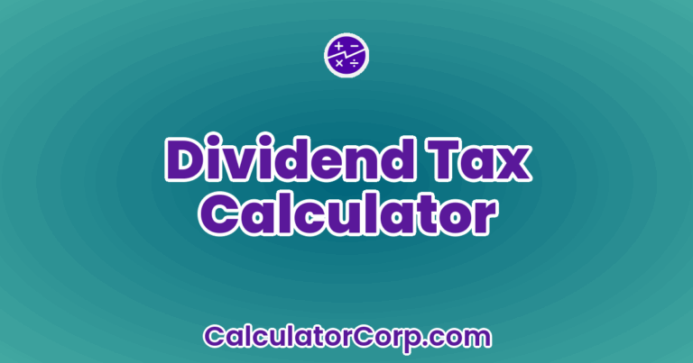 Dividend Tax Calculator