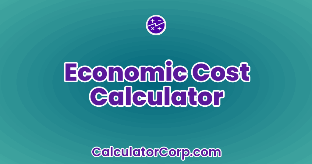 Economic Cost Calculator