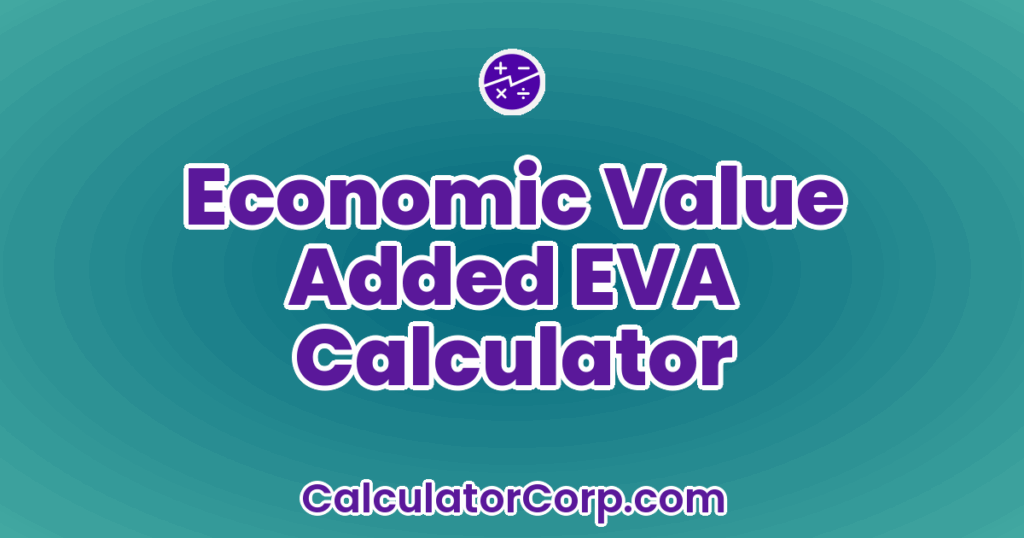 Economic Value Added EVA Calculator