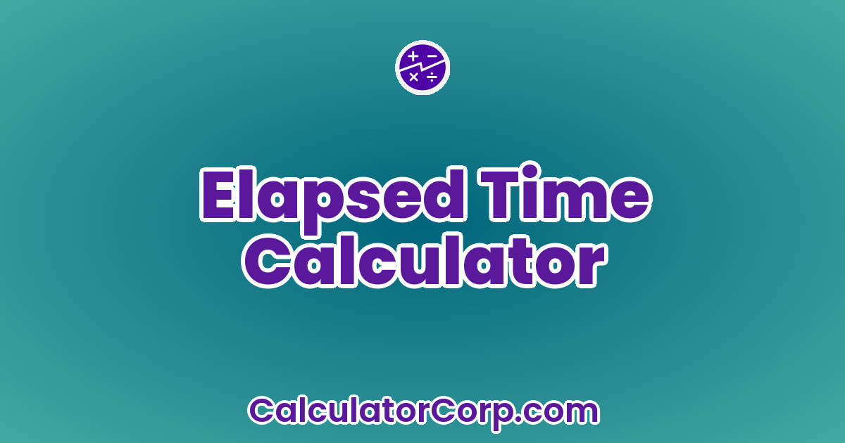 Elapsed Time Calculator
