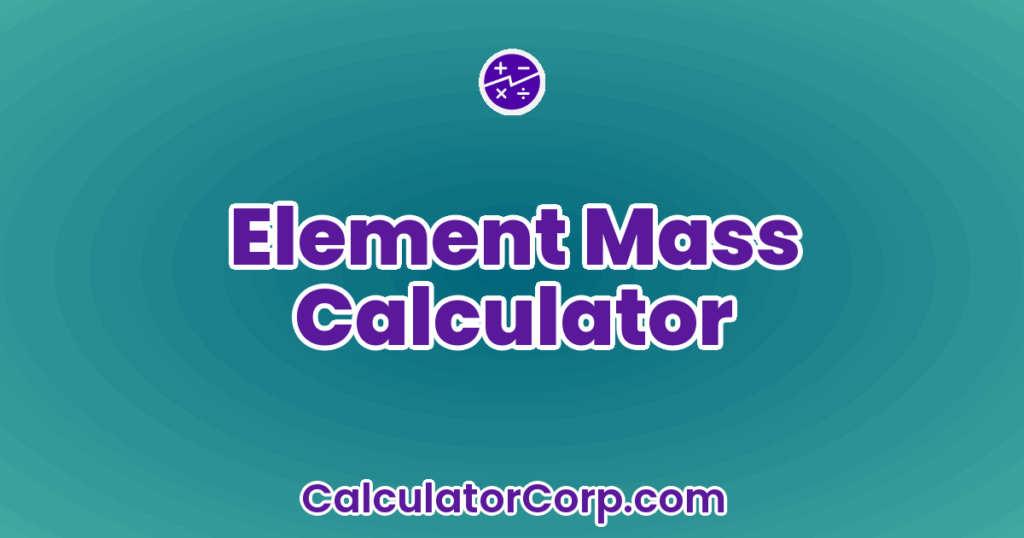 Element Mass Calculator