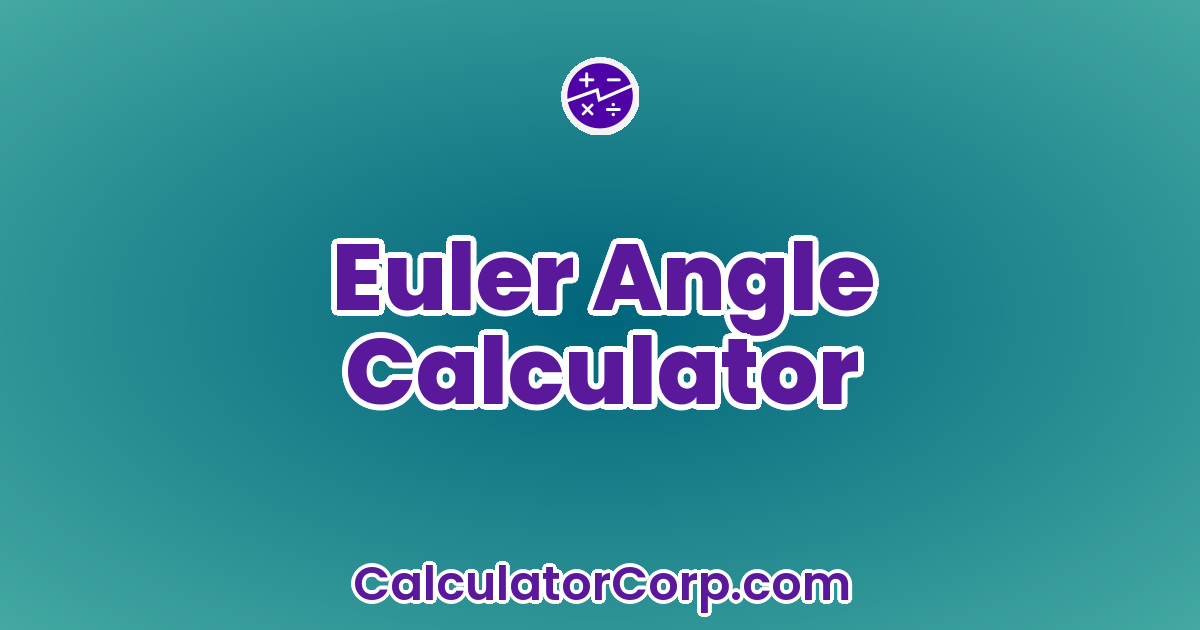 Euler Angle Calculator