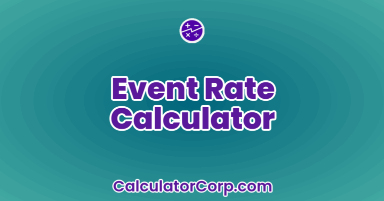 Event Rate Calculator