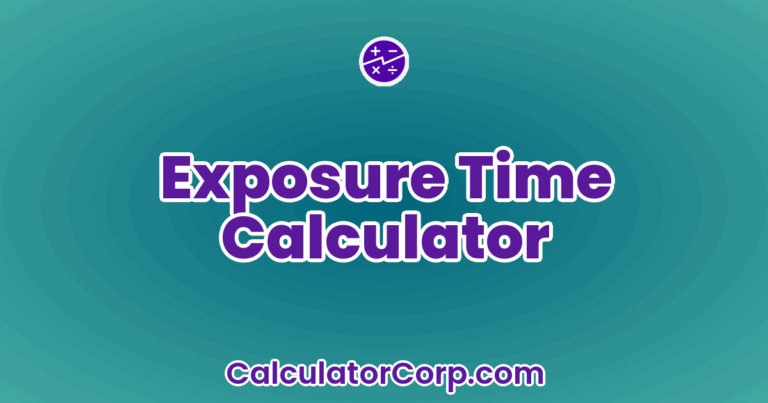 Exposure Time Calculator