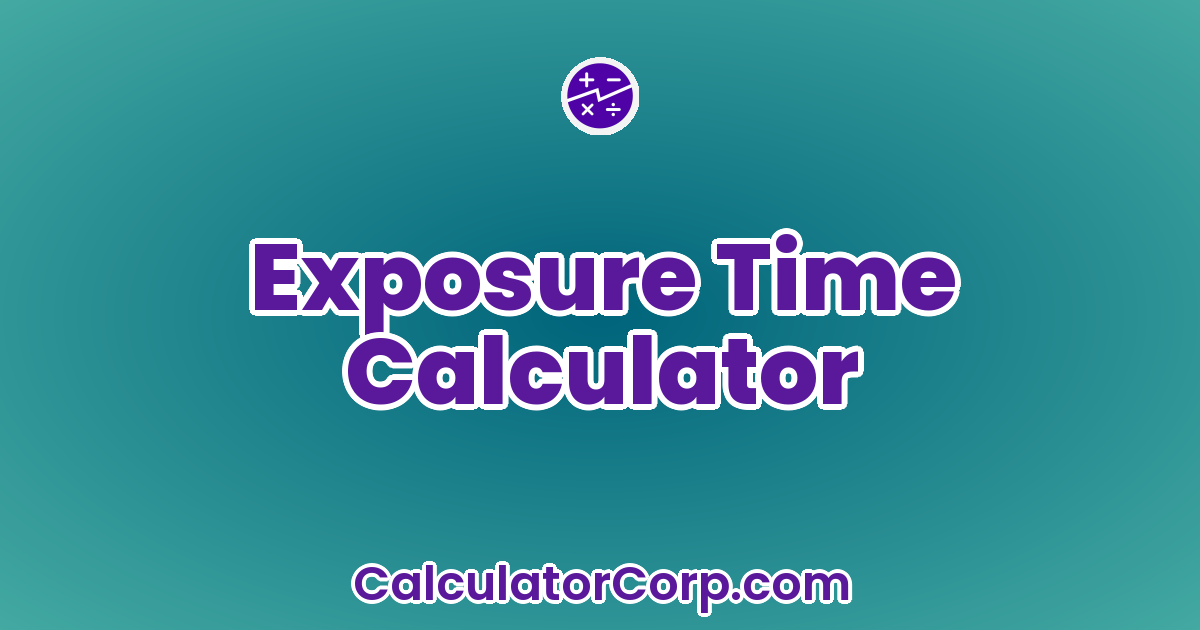 Exposure Time Calculator