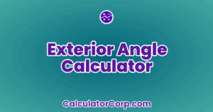 Exterior Angle Calculator