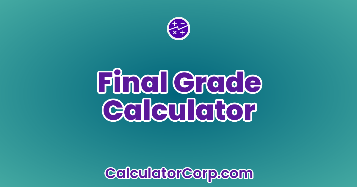 Final Grade Calculator