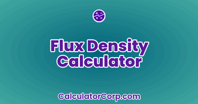 Flux Density Calculator