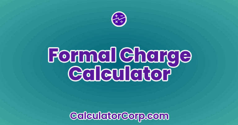 Formal Charge Calculator