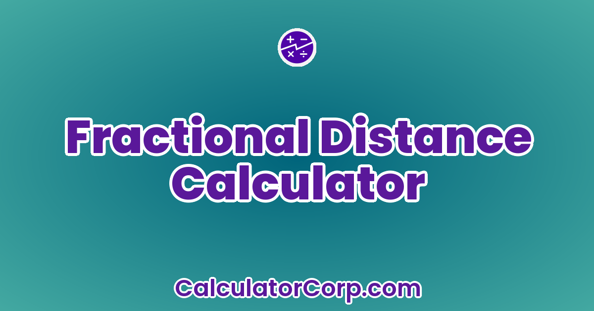 Fractional Distance Calculator
