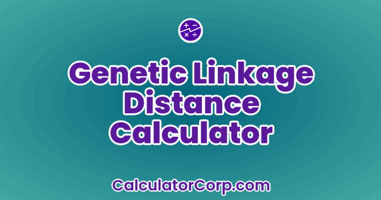 Genetic Linkage Distance Calculator