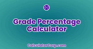 Grade Percentage Calculator