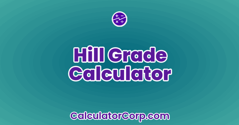 Hill Grade Calculator