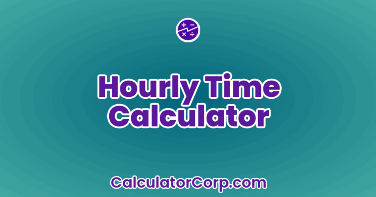 Hourly Time Calculator