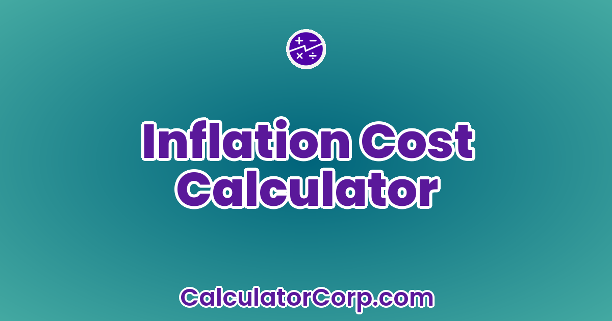 Inflation Cost Calculator