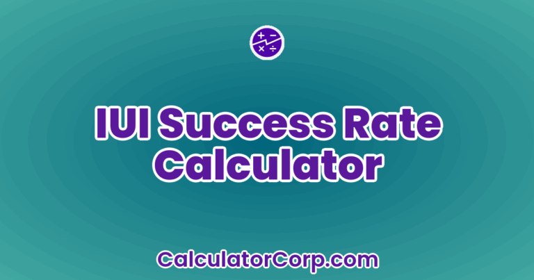 IUI Success Rate Calculator