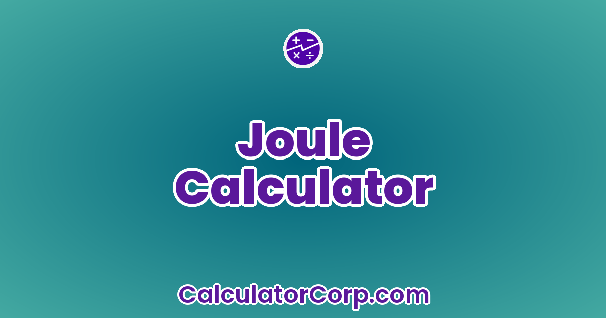 Joule Calculator