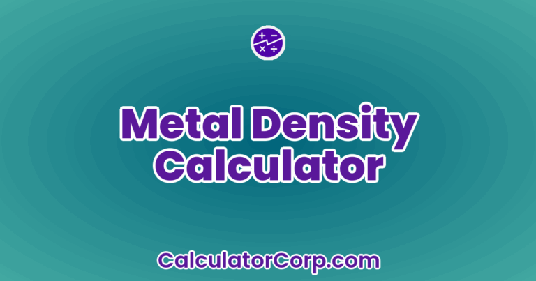 Metal Density Calculator
