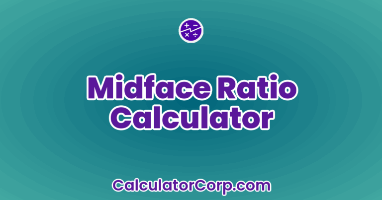 Midface Ratio Calculator