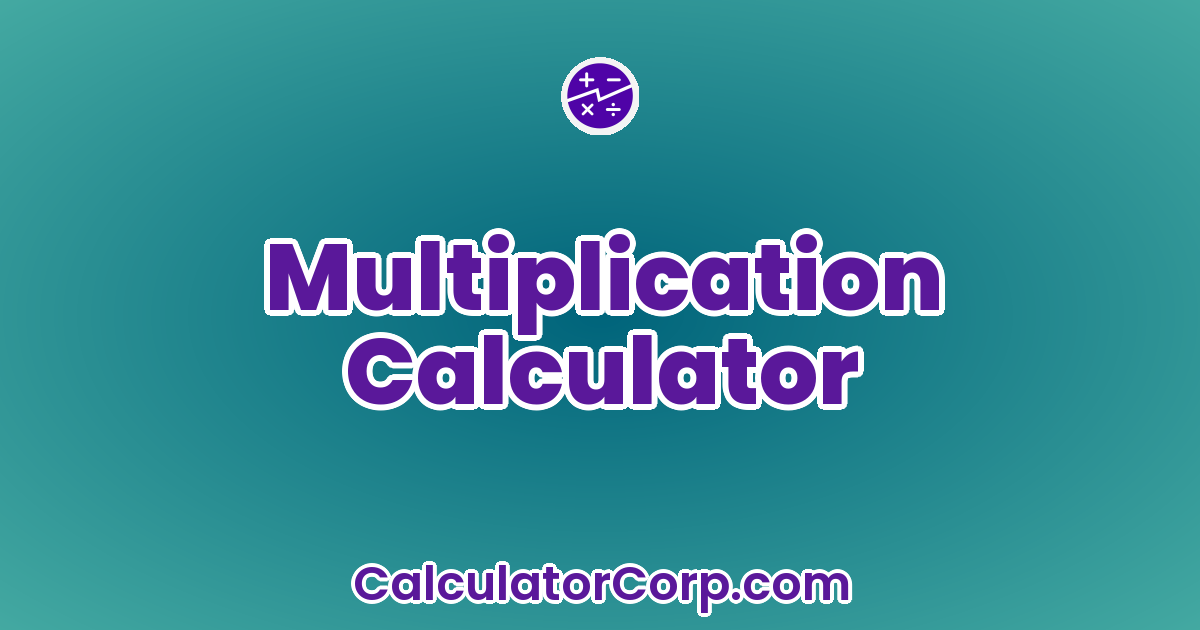 Multiplication Calculator