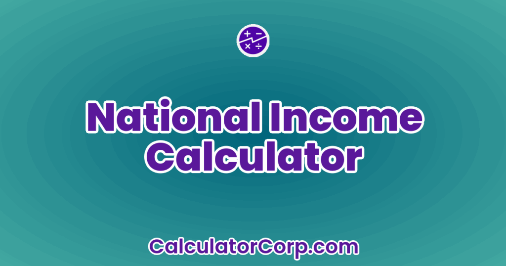 National Income Calculator