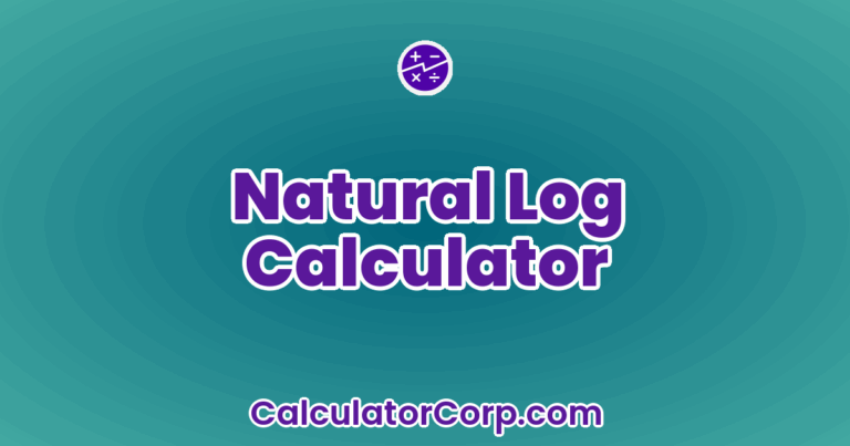 Natural Log Calculator